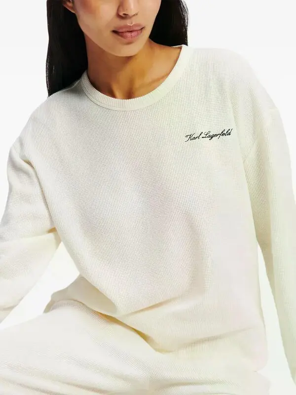Karl Lagerfeld Hotel Karl Sheer Pyjama Set