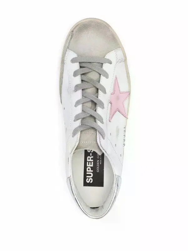 GOLDEN GOOSE Leather Super-star Trainers