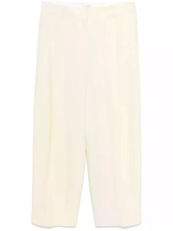 TOTEME Pleated Tapered Leg Trousers