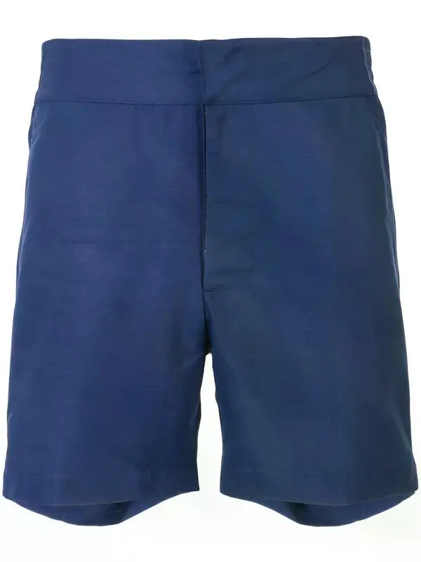 Frescobol Carioca Plain Swim Shorts - Blue