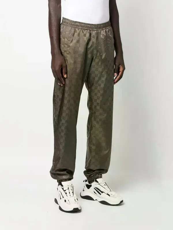 MISBHV Monogram-pattern Trackpants - Green