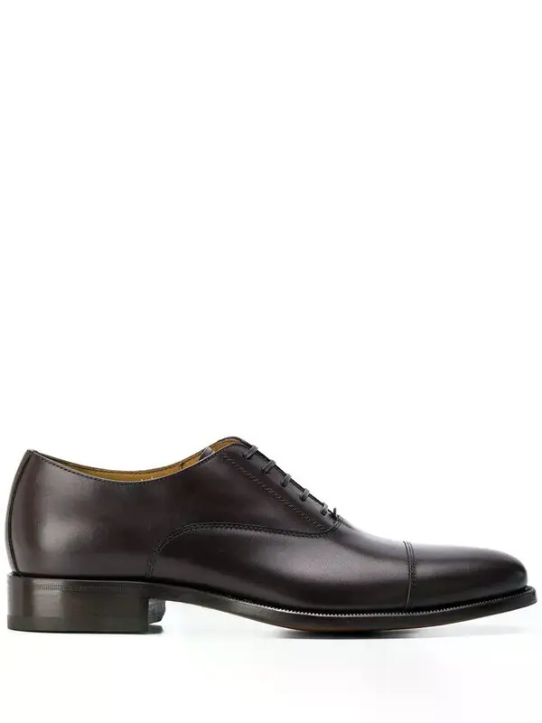 SCAROSSO Giove Marrone Oxford Shoes - Brown
