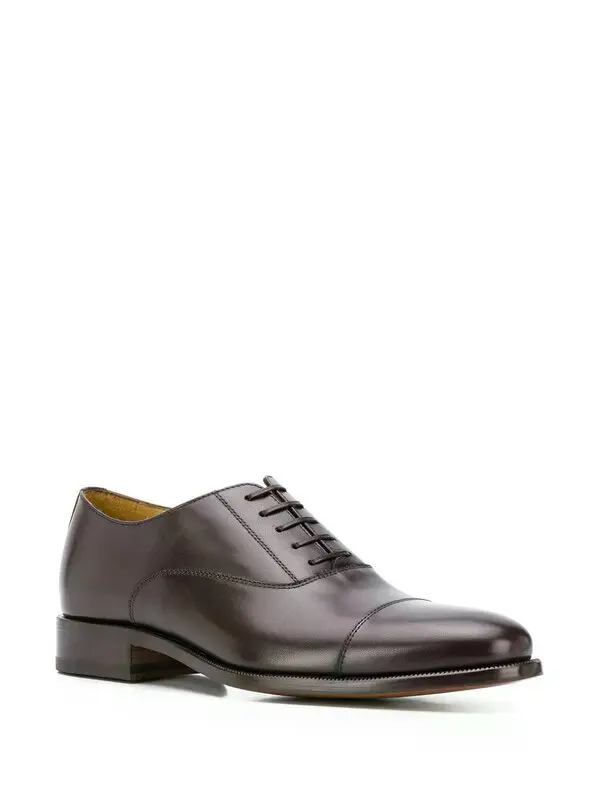 SCAROSSO Giove Marrone Oxford Shoes - Brown