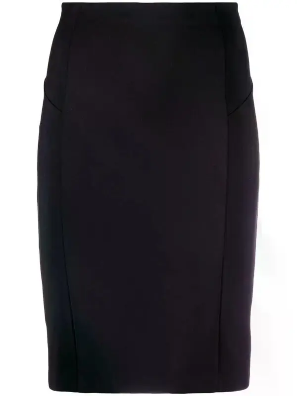 Patrizia Pepe High-waist Pencil Skirt - Black
