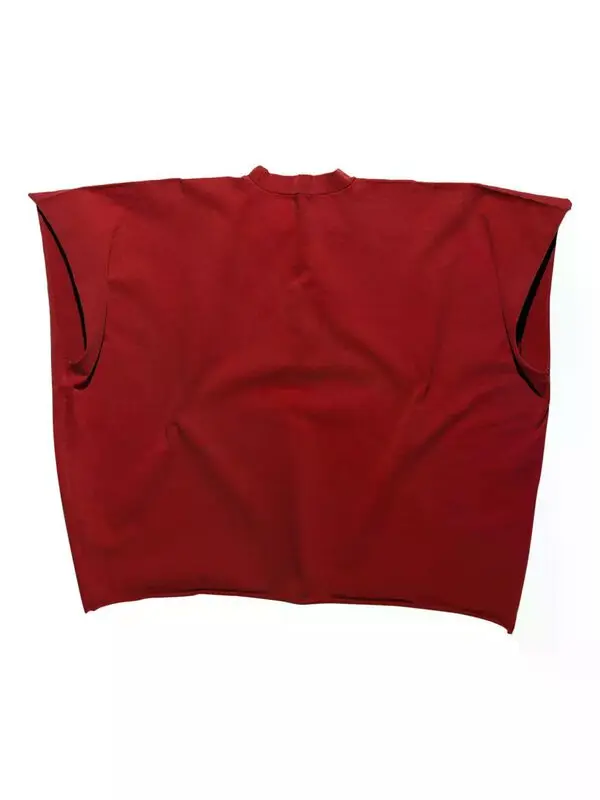 MAINLESS Cotton T-shirt With Raw-cut Hem