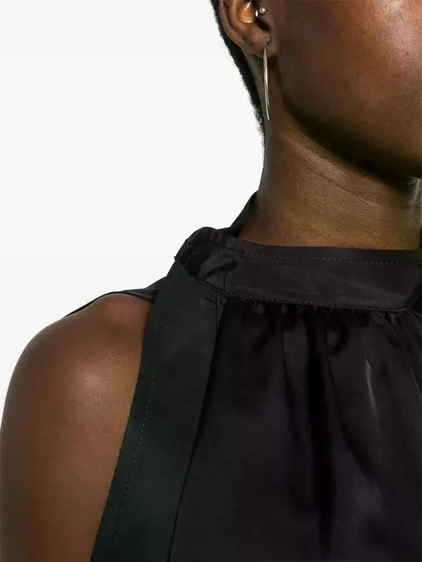 Sacai Asymmetric Satin Top