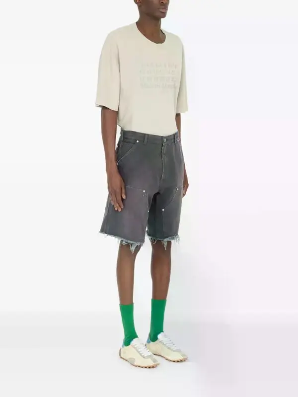MAISON MARGIELA Denim Carpenter Shorts - Grey