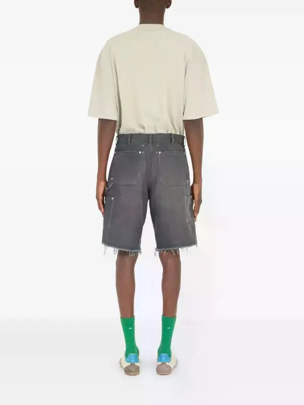 MAISON MARGIELA Denim Carpenter Shorts - Grey