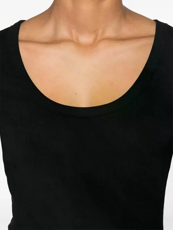 TOTEME Ribbed Long-sleeve Top - Black