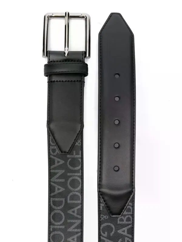 Dolce & Gabbana Jacquard Logo Belt