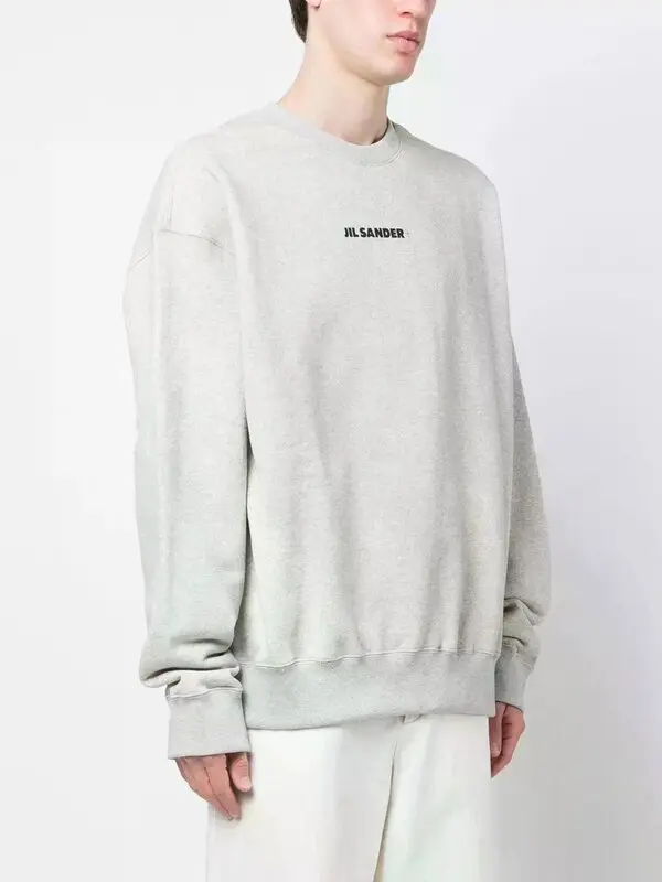 JIL SANDER Logo-print Cotton Sweatshirt