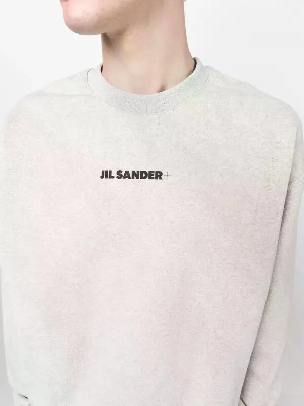 JIL SANDER Logo-print Cotton Sweatshirt