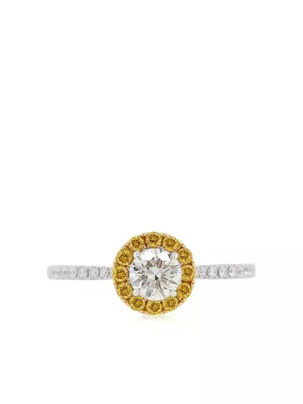 HYT JEWELRY 18kt White Gold Diamond Ring