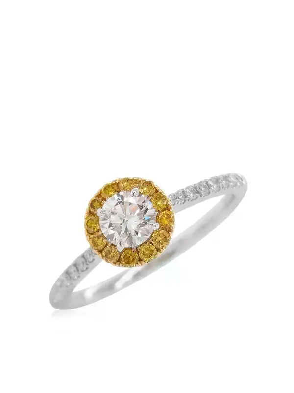 HYT JEWELRY 18kt White Gold Diamond Ring