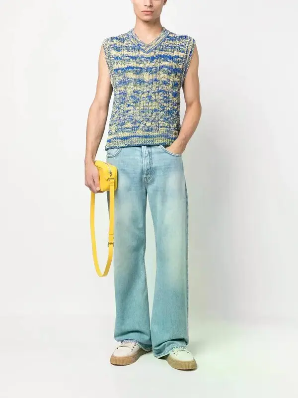 Andersson Bell Abstract Knit V-neck Vest
