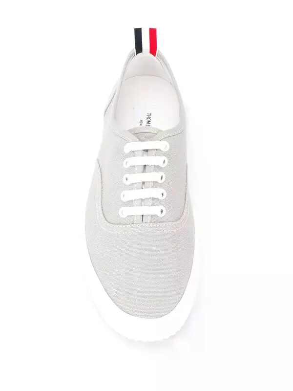 Thom Browne Heritage Canvas Sneakers - Grey