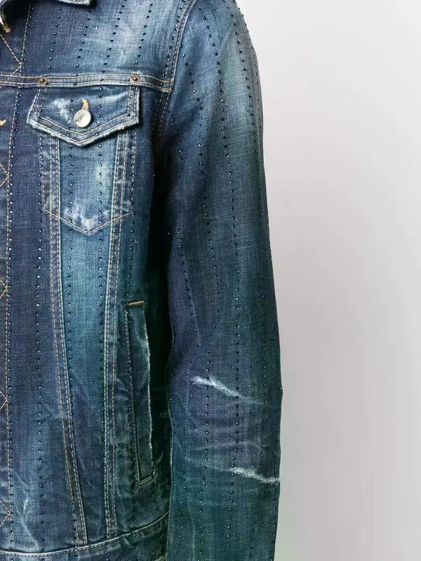 Dsquared2 Distressed Denim Jacket