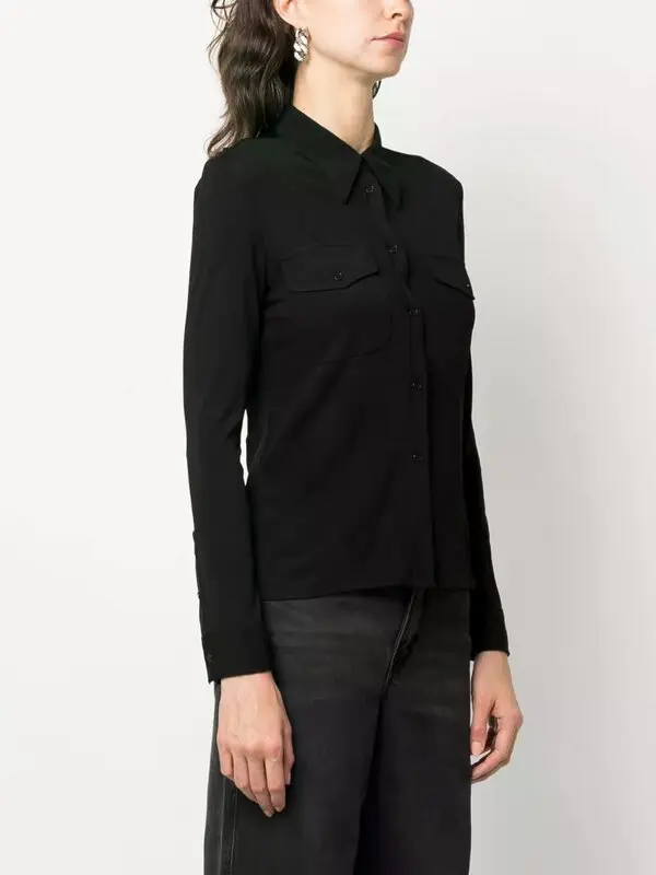 NILI LOTAN Chest-pocket Button-up Shirt