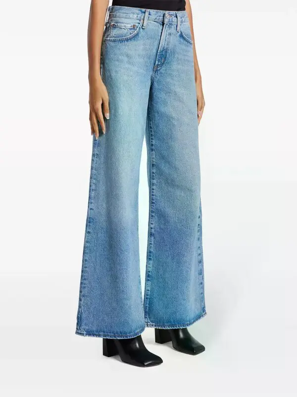 AGOLDE Mid-rise Wide-leg Jeans