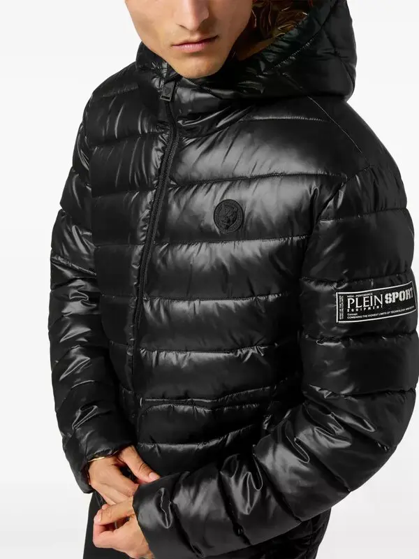 PLEIN SPORT Hooded Puffer Jacket