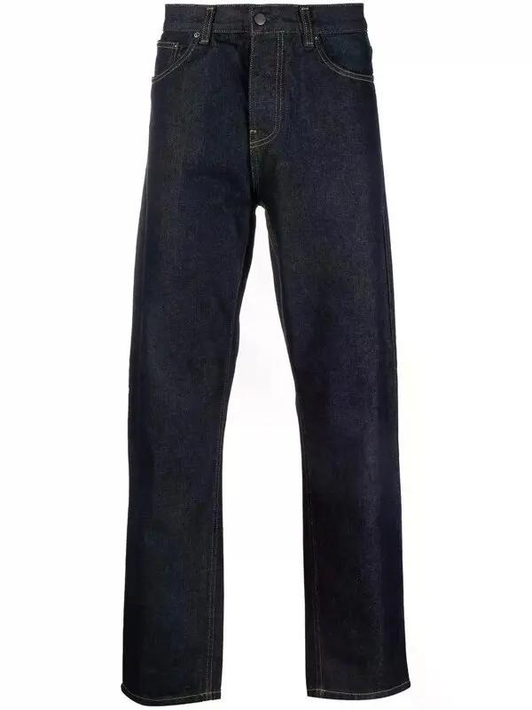 Carhartt Work In Progress Mid-rise Straight-leg Jeans - Blue