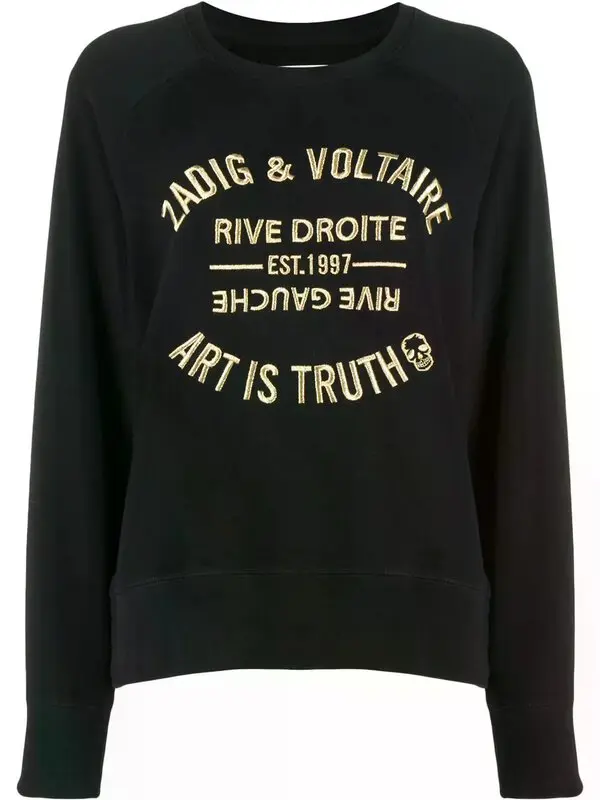 Zadig&Voltaire Art Is Truth Embroidered Sweatshirt