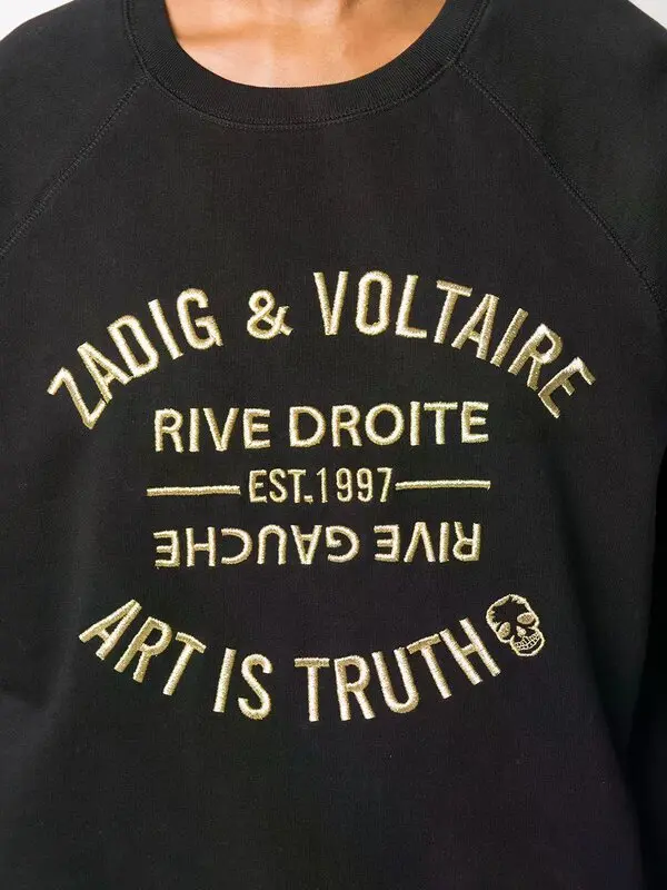 Zadig&Voltaire Art Is Truth Embroidered Sweatshirt