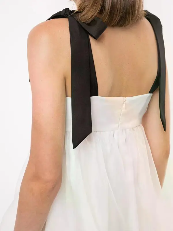 MACGRAW Organza Empire-line Blouse