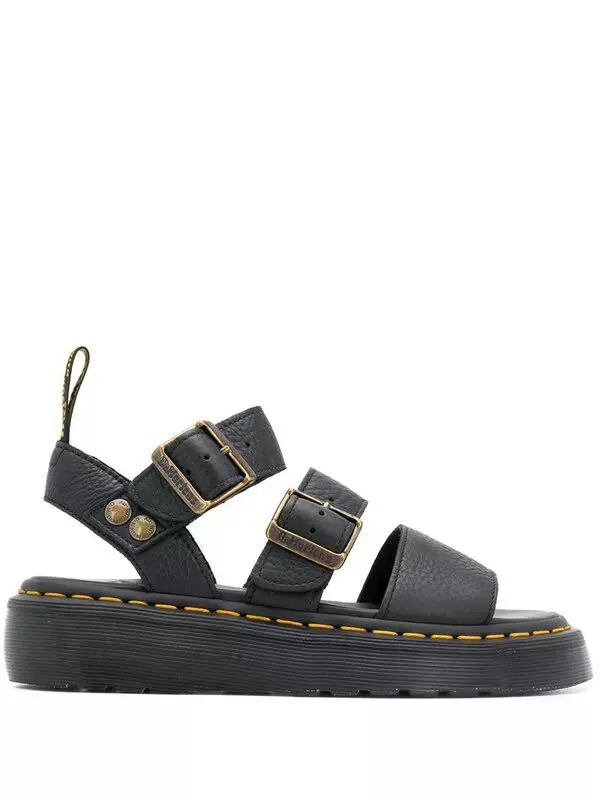 Dr. Martens Open Toe Buckled Sandals