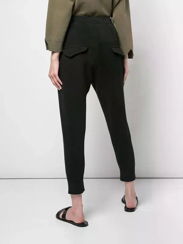 NILI LOTAN Nolan Trousers Washed Cotton - Black
