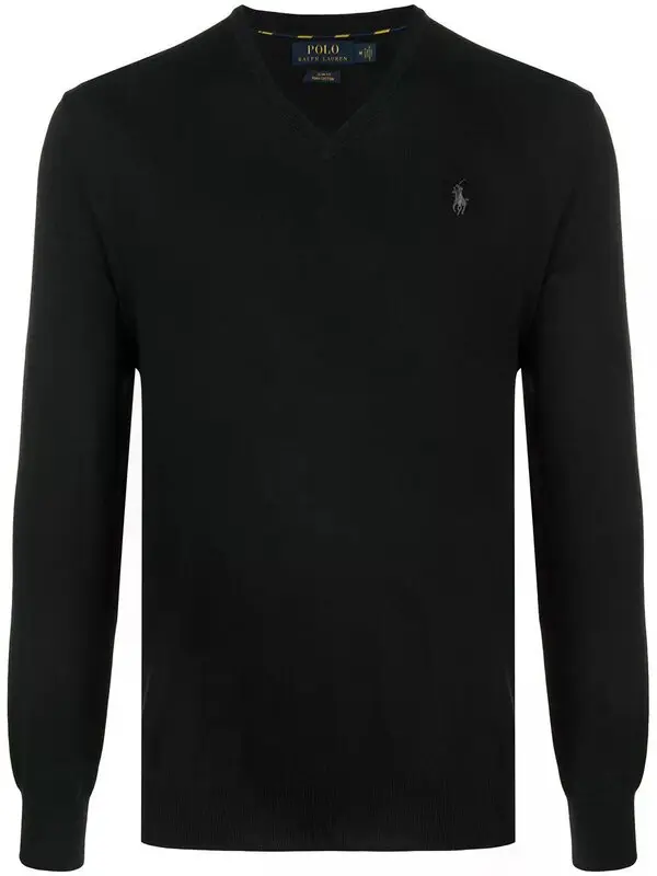 Polo Ralph Lauren V-neck Jumper - Black