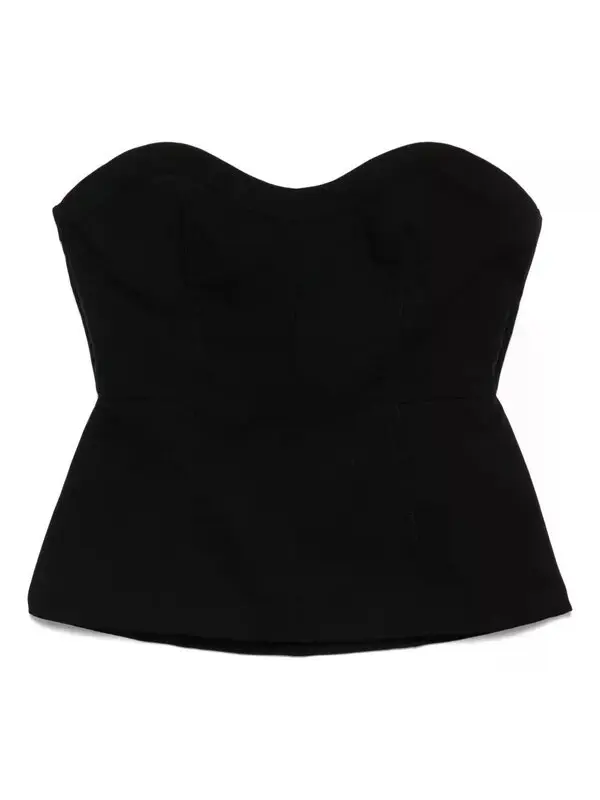 Philosophy Di Lorenzo Serafini Voile Bandeau Top - Black