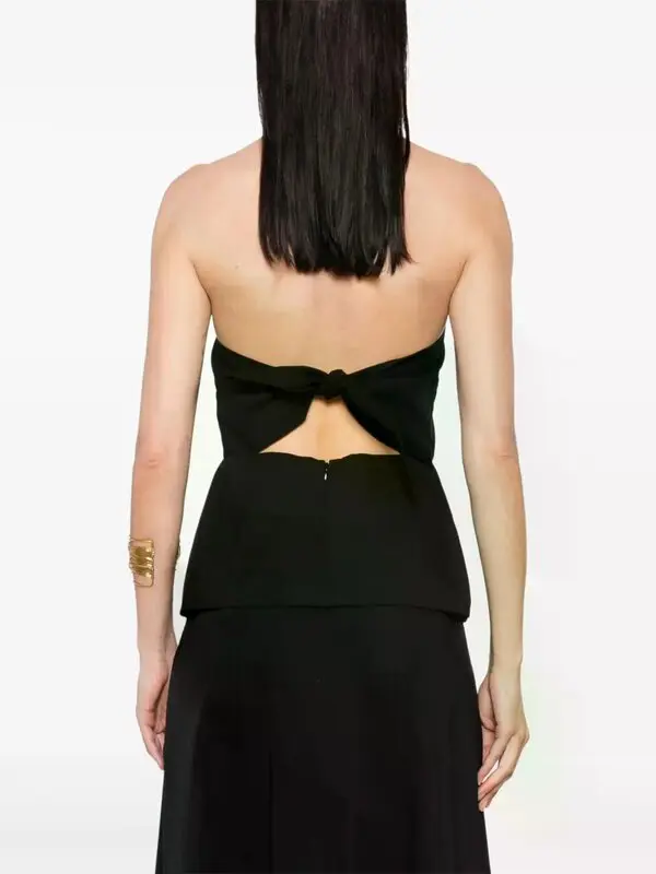 Philosophy Di Lorenzo Serafini Voile Bandeau Top - Black