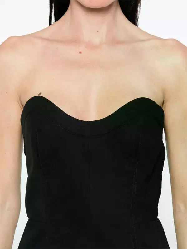 Philosophy Di Lorenzo Serafini Voile Bandeau Top - Black