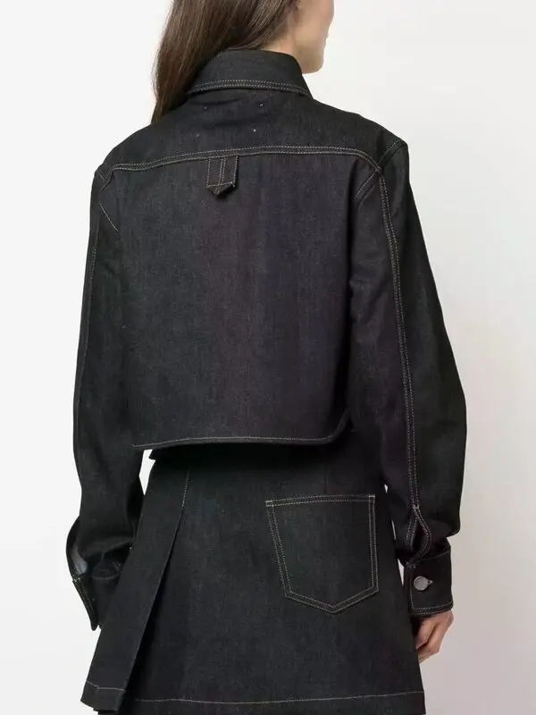 Remain Birger Christensen Cropped Denim Shirt