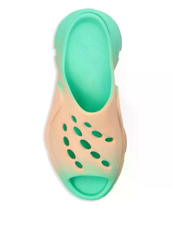 Adidas By Stella McCartney Two-tone Clogs - Green