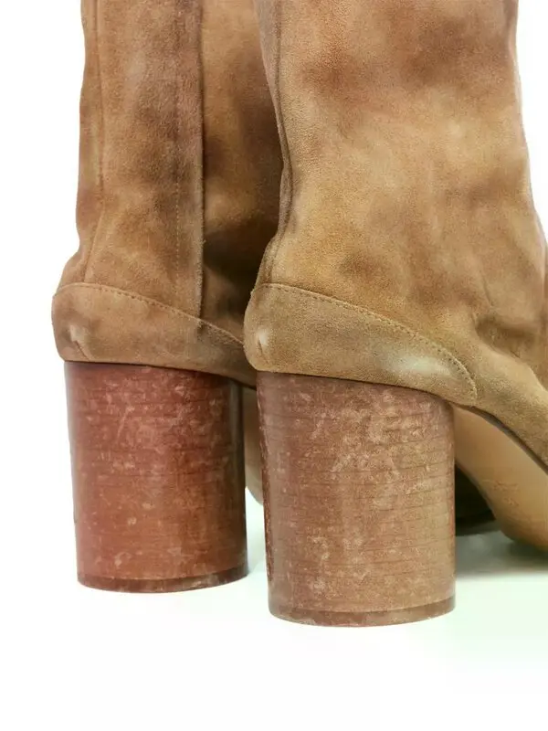 MAISON MARGIELA Tabi 80mm Suede Ankle Boots