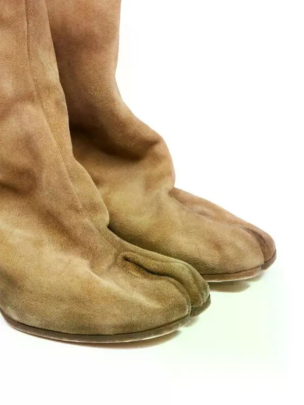 MAISON MARGIELA Tabi 80mm Suede Ankle Boots