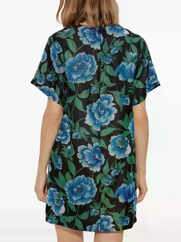 Kenzo Peonies Mini Dress