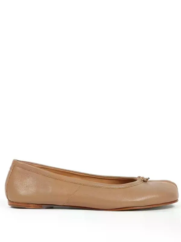 MAISON MARGIELA Tabi Leather Ballet Flats - Brown