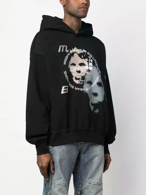 MISBHV Graphic-print Cotton Blend Hoodie