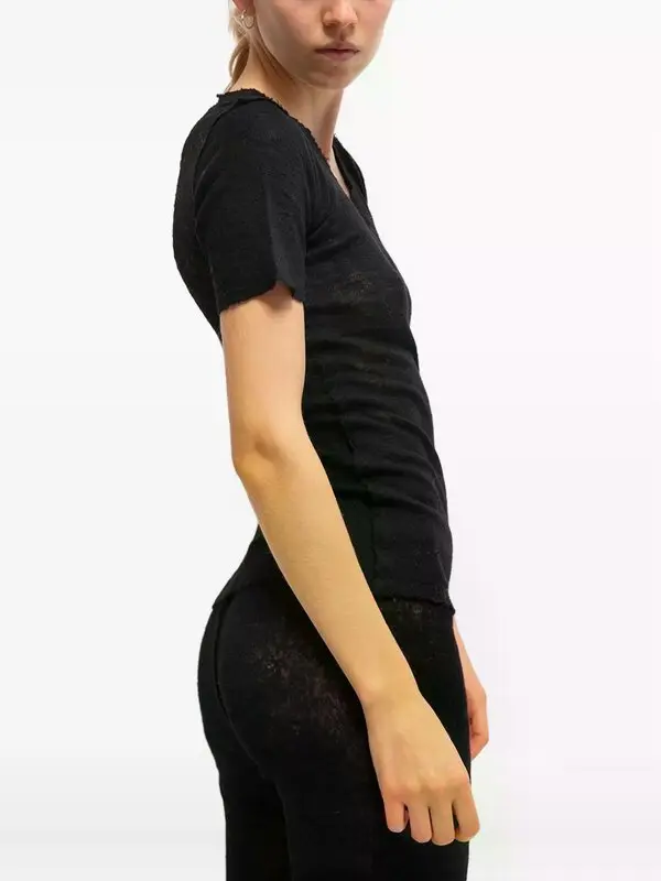 GUDRUN & GUDRUN Barbara V-neck T-shirt
