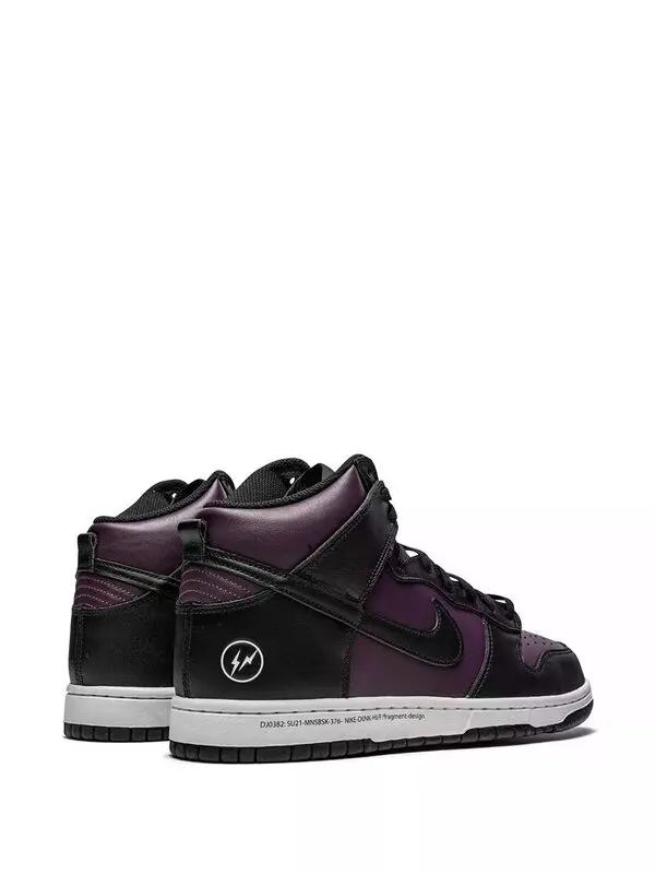 Nike X Fragment Design Dunk High 'beijing' Sneakers - Black
