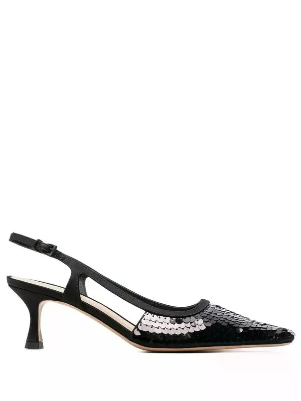 Roberto Festa Embellished Mid Heel Pumps