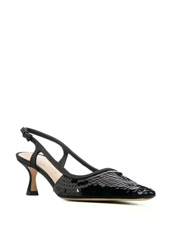 Roberto Festa Embellished Mid Heel Pumps