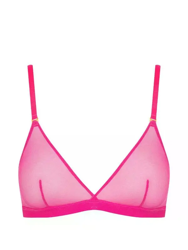 MAISON CLOSE Corps À Corps Neon Sheer Triangle Bralette