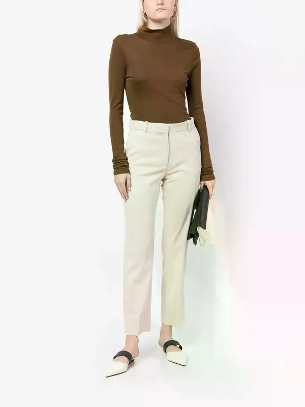 JOSEPH Straight-leg Tailored Trousers - Neutrals