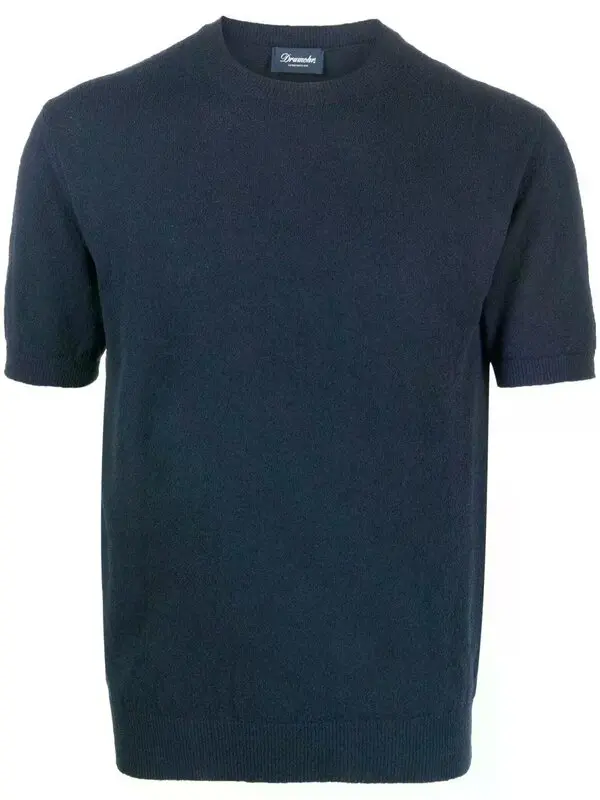 DRUMOHR Crew Neck Short Sleeve Jumper
