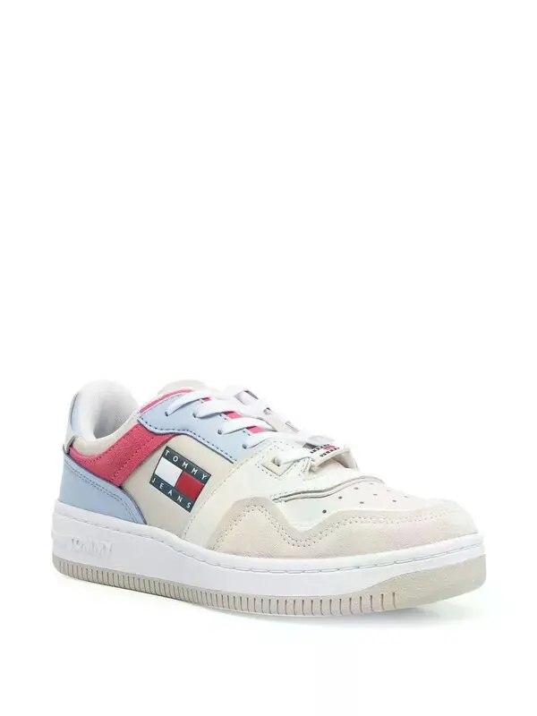 Tommy Hilfiger Colour-block Mid-top Sneakers - Neutrals
