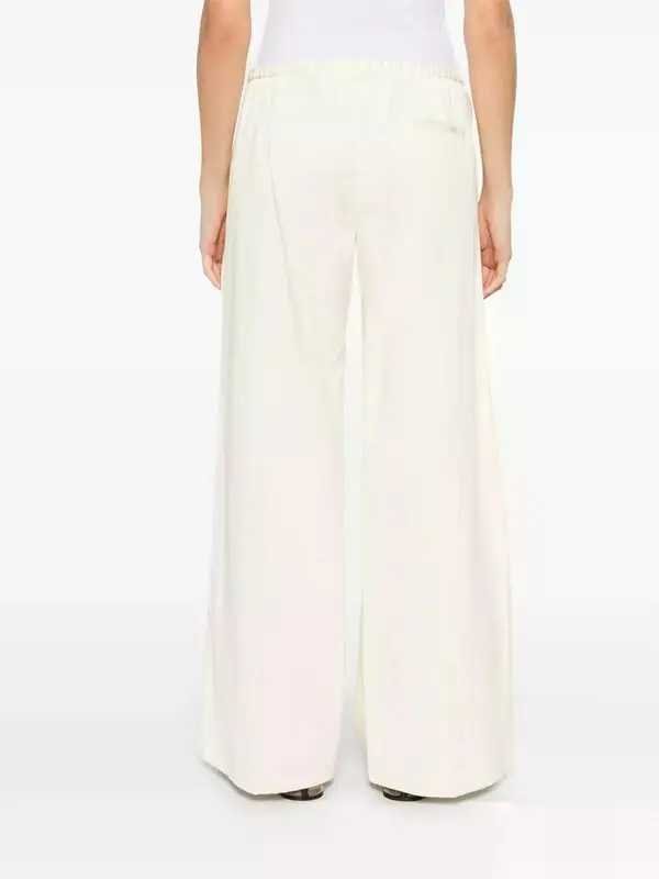 FORTE_FORTE Twill Straight-leg Trousers
